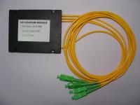 China PC, UPC, APC Polishing 1-3 FBT Fiber Optic Splitter Available with FC, SC, ST, LC and MU Adapters for sale