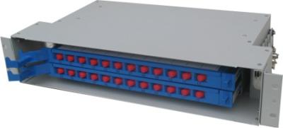 China 24 Cores ODF CATV Rack-mount cold-rolled steel Fiber Unit Box for sale