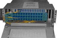 China 19'' Standard 4U 36 Cores Fiber Optic ODF Unit Box for sale