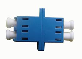 China LC Duplex UPC Fiber Optic Adapter Singlemode With Low Insertion Loss for sale