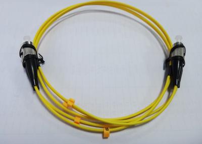 China Low insertion loss, high return loss ST / PC SM DX 2.0mm, Fiber Optic Patch Cord for sale