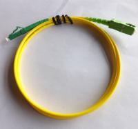 China SC / APC to LC / APC Fiber Optic Patch Cord SM Simplex LSZH Cable for sale