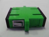 China SC SM Duplex Green color APC 0.2dB CATV USE Fiber Optic Adapter for sale