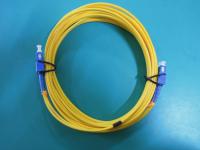 China Yellow cable SM Duplex Fiber Optic Patch SC / UPC Connector PVC Cable for sale