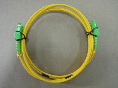 China 2.0mm PBT SM Duplex Optical Fiber Patch Cord Telecom Grade With SC / APC Connector for sale