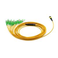 China 12F Cores MPO MTP APC To FC Fiber Optic Patch Cord for sale