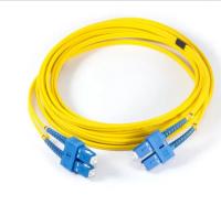 China LAN / CATV Fiber Optic Patch Cord , SC-SC Duplex 2.0mm 3.0mm SM PVC Cable for sale