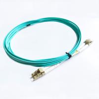 China LC - LC OM3 DX Fiber Optic Patch Cord 10G Fiber With Low Insertion Loss for sale