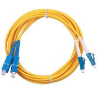 China 1M , 3M , 5M , Duplex Fiber Optic Patch Cord LC-SC Single Mode for sale