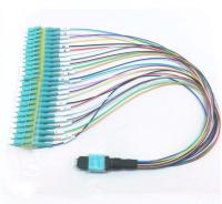 China 24 Cores Fanout Mpo To 24 Lc Optical Patch Cord , Mpo Patch Cord Fiber Optic for sale