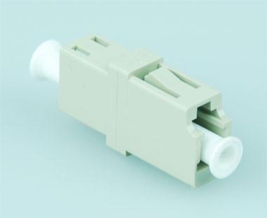 China 0.2dB 1000 Cycles LC / PC Optical Fiber Adapter Beige SM simplex for sale