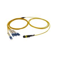 China Elite 10M 12 24 Core 3.0MM SM MM Breakout Fan Out Cable With CCA CPR Rated for sale