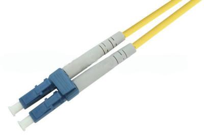 China LC Singlemode Fiber Optical Patch Cord Telecom class , Polishing A for sale
