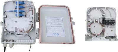 China High Impact Plastic Fiber Distribution Box CATV For FTTH Project for sale