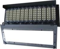 China 19'' Standard Structure Sliding Tray design black MPO/MTP Fiber Optic Cassette for Truck Network System for sale
