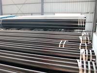 China ASTM A53 ERW Welded Black Round Steel Pipe 1-30mm Wall Thickness for Building Material for sale