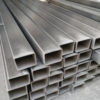 China Mirror Polished Stainless Steel Square Tube ASTM A554 A312 SS 304 304L 2-12M for sale