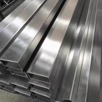 China Mirror Polished Stainless Steel Square Tube ASTM A554 A312 SS 304 304L 2-12M for sale