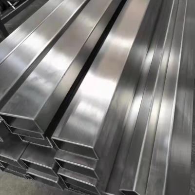 China Mirror Polished Stainless Steel Square Tube ASTM A554 A312 SS 304 304L 2-12M for sale