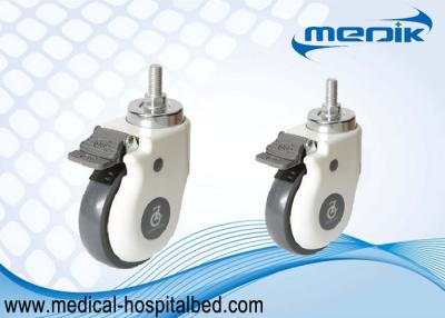 China Abs Body Attractive Performance Medical Casters Wheels For Home Care Beds for sale
