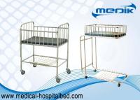 China Stainless Medical Pediatric Hospital Beds Baby Cot General Ward Use for sale