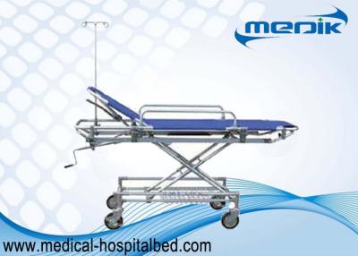 China Easy Moving Patient Transfer Trolley For Ambulance Aluminum Alloy Structure for sale