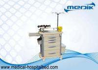 China CE ISO Certified Medical Crash Cart Hospital Resuscitation Trolley With Five Drawers for sale