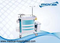 China Hospital Therapist Trolley Double Aluminum Alloy Side Columns ABS Body for sale