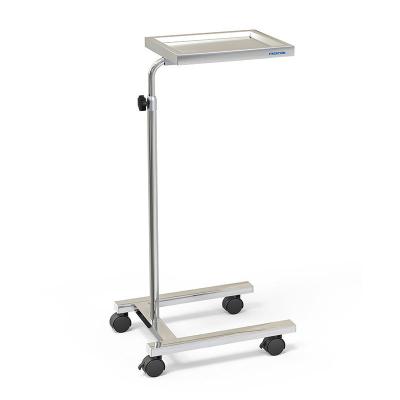 China Medical Portable Folding Hydraulic Foot Pedal Mayo Instrument Stand  With Tray for sale