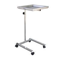 China Medical Portable Folding Hydraulic Foot Pedal Mayo Instrument Stand  With Tray for sale