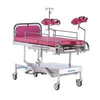 China Hospital Labor Hydraulic Delivery Bed Female Maternity Birthing Beds With Manual Crank Trendelenburg Function for sale