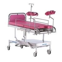 China Hospital Labor Hydraulic Delivery Bed Female Maternity Birthing Beds With Manual Crank Trendelenburg Function for sale