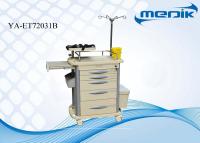 China Nurse Medical Crash Cart , Multi-Purpose Resuscitation Trolley for sale