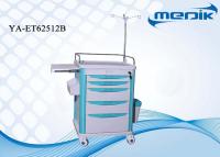 China Manual Medical Crash Cart For Clinic With ABS Plastic Top Board for sale