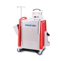 China Anesthesia Seamless Drawer Medication Dispensing Trolley , Medicine Crash Cart for sale