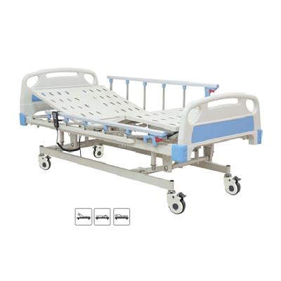 China Luxury Adjustable Medical Bed 5 Function Electric Crank Patient Hospital Bed for sale
