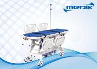 China Height Adjustable Luxury Patient Transportation Trolley With 4 Pcs PP Siderail for sale