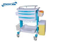 China Movable ABS Hospital Trolley Clinical Medicine Medical Crash Cart Delivery Trolley for sale