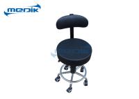 China Height Adjustable  Hospital Furniture Chairs Medical Doctor Stool With Backrest for sale