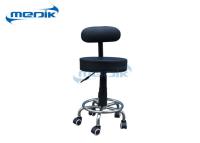 China Height Adjustable  Hospital Furniture Chairs Medical Doctor Stool With Backrest for sale