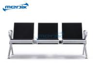 China PU Injection Foam Waiting Room Furniture , Hospital Style Chairs For Three Persons for sale