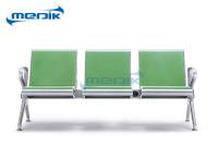 China PU Injection Foam Waiting Room Furniture , Hospital Style Chairs For Three Persons for sale