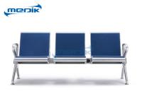 China PU Injection Foam Waiting Room Furniture , Hospital Style Chairs For Three Persons for sale