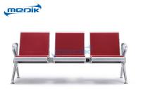 China PU Injection Foam Waiting Room Furniture , Hospital Style Chairs For Three Persons for sale