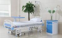China ISO approved Patient Hospital Beds With Three Crank Multifunction ICU Medical Bed for sale