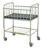 China Stainless Medical Pediatric Hospital Beds Baby Cot General Ward Use for sale