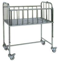 China Stainless Medical Pediatric Hospital Beds Baby Cot General Ward Use for sale