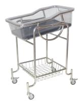 China Manual Mobile Baby Tray Pediatric Hospital Beds for Infant Nursing for sale
