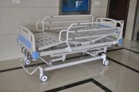 China Adjustable Folding Manual Hospital Bed For Ambulance With CPR Function for sale