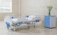 China Foldable Manual Hospital ICU Bed , Clinic Bed For The Sick Emergency for sale